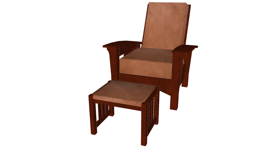 Craftsman Arm Chair - Detailed | 3D Warehouse