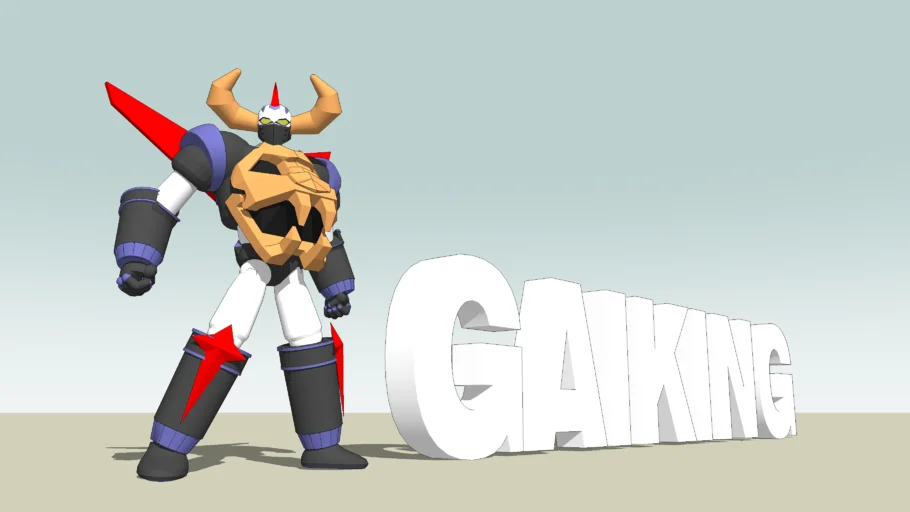 Gaiking Super Robot | 3D Warehouse