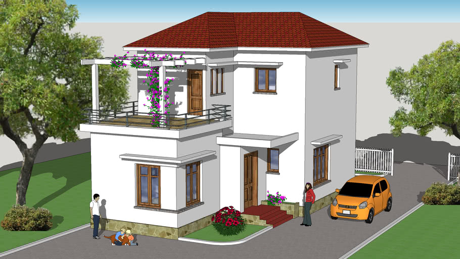 2 storey house | 3D Warehouse