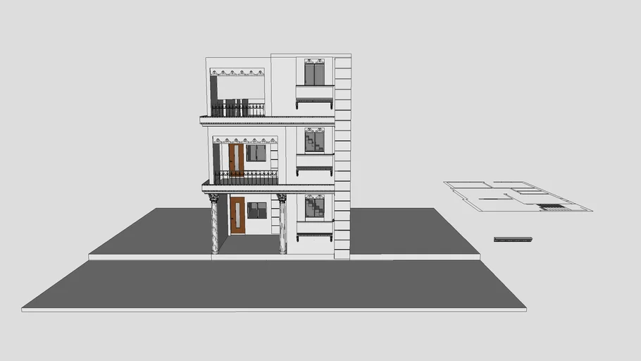 house elevation | 3D Warehouse