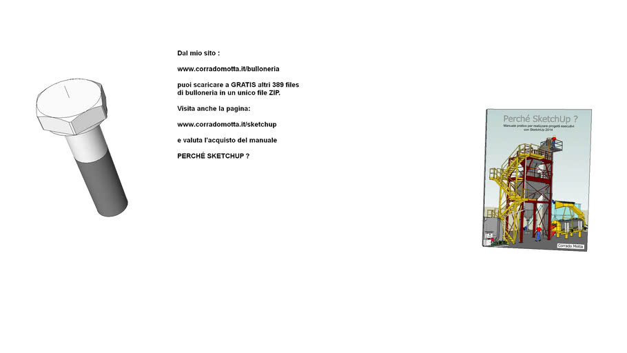 Vite TE M10 x 40 ISO 4014 | 3D Warehouse