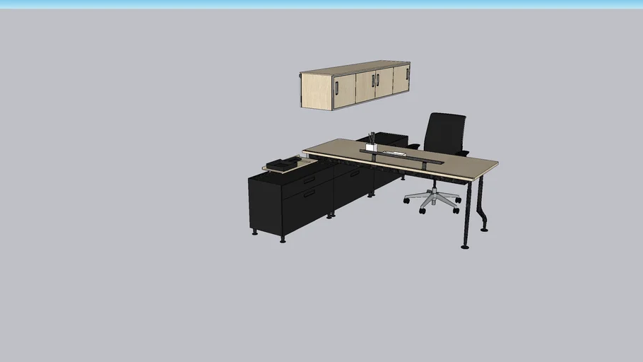 T Desk 1234 | 3D Warehouse