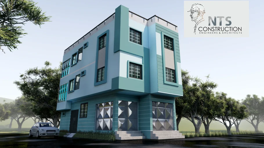 building 2bhk elevation | 3D Warehouse