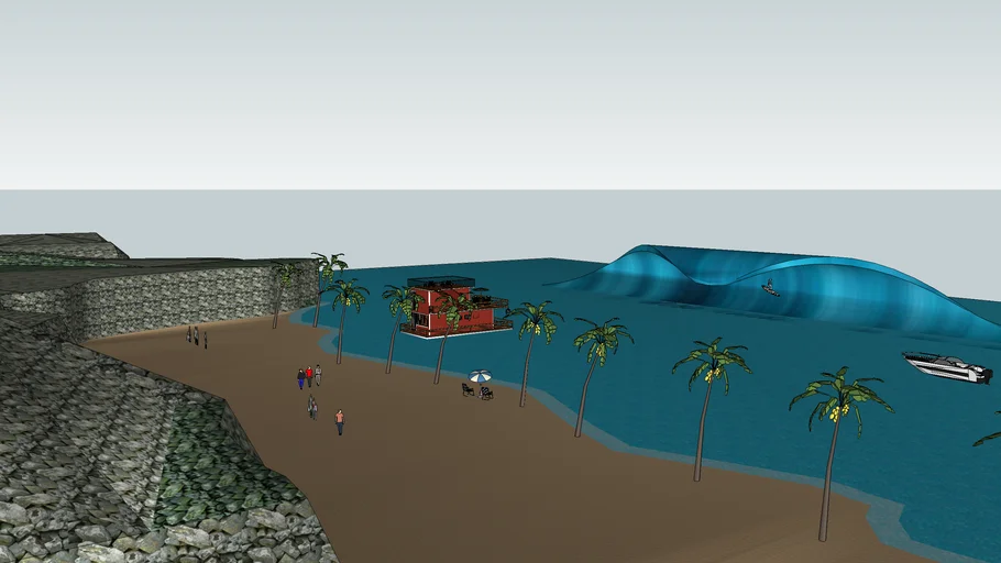 beach resort | 3D Warehouse