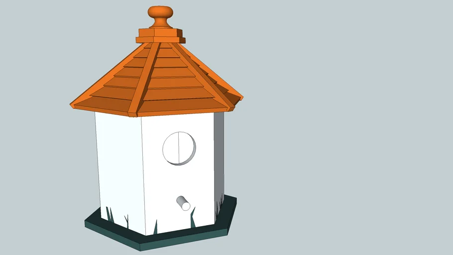 Bird House Hexagonal | 3D Warehouse