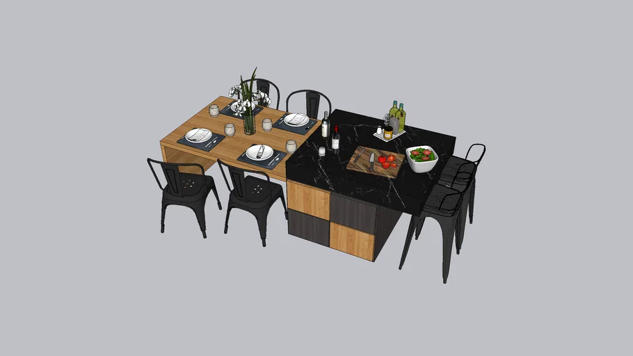 Kitchen island | 3D Warehouse