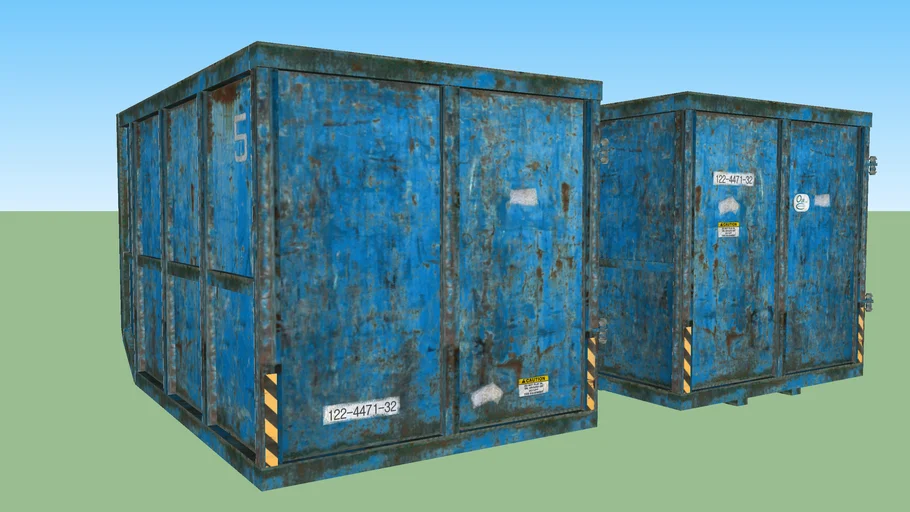 Large waste container | 3D Warehouse