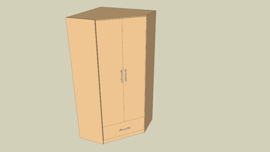Corner wardrobe | 3D Warehouse