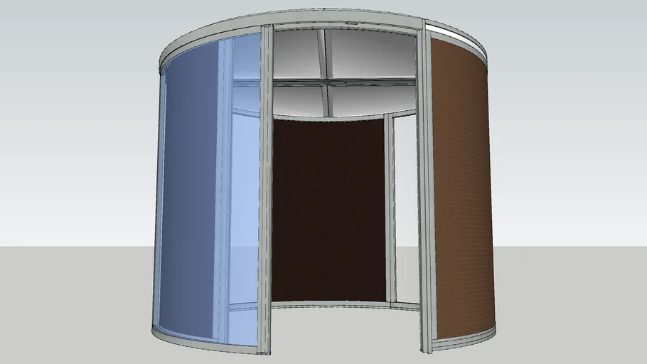 orange box round pod | 3D Warehouse