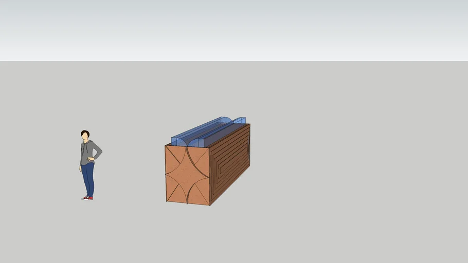 meja panjang | 3D Warehouse