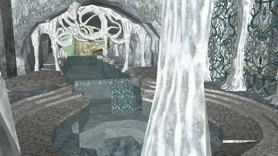 The legend of zelda twilight princess - zora's domain | 3D Warehouse