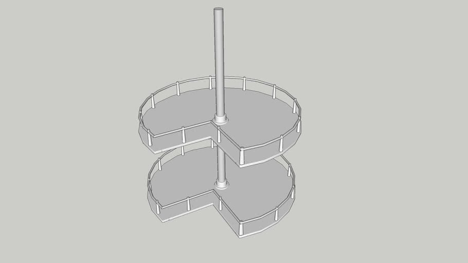 Utrusta IKEA 80 cm Rak putar | 3D Warehouse
