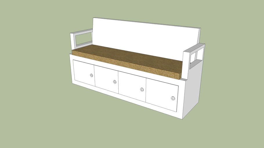 Bench Storage | 3D Warehouse