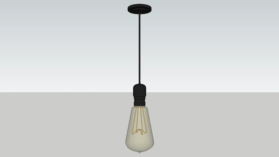 Edison Bulb - Low Poly Good Detail | 3D Warehouse