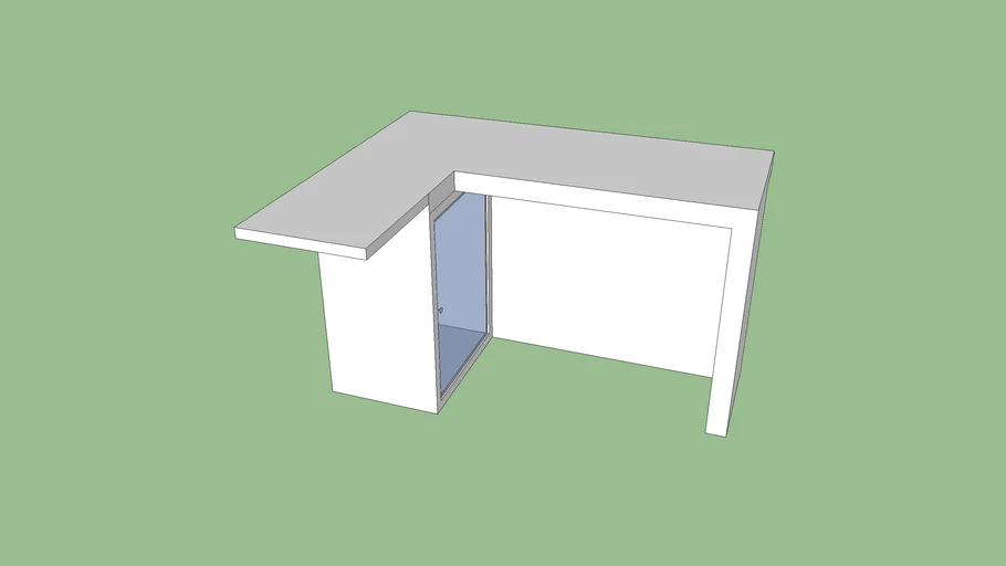 reception table | 3D Warehouse