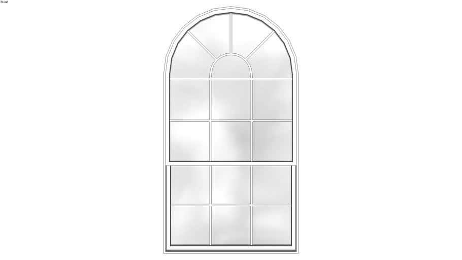 3',5'6' arched window | 3D Warehouse