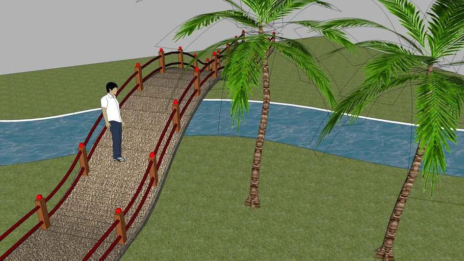 River small bridge | 3D Warehouse