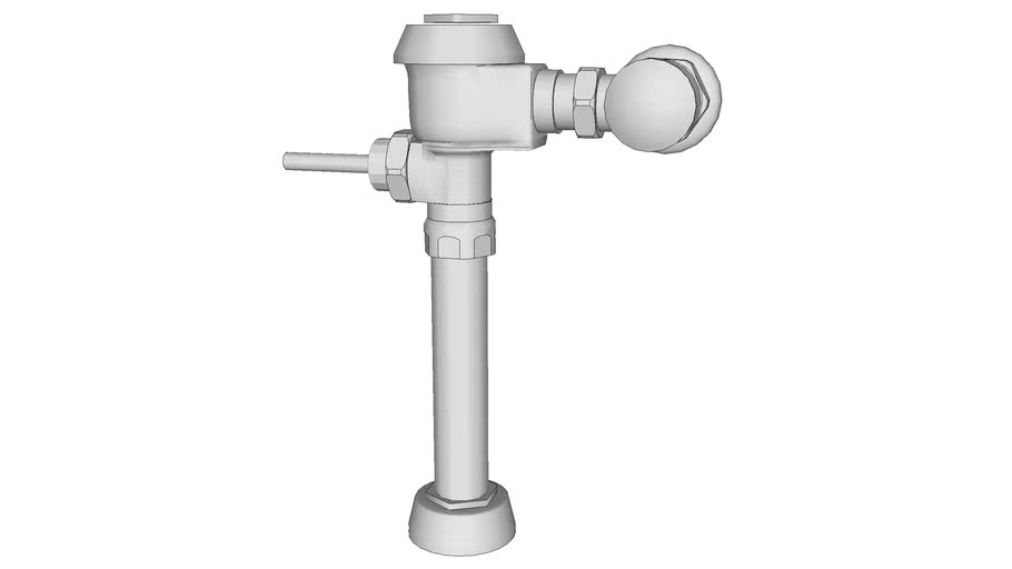 Sloan Optima Royal 110-111 SMO Battery Powered Flushometers | 3D Warehouse