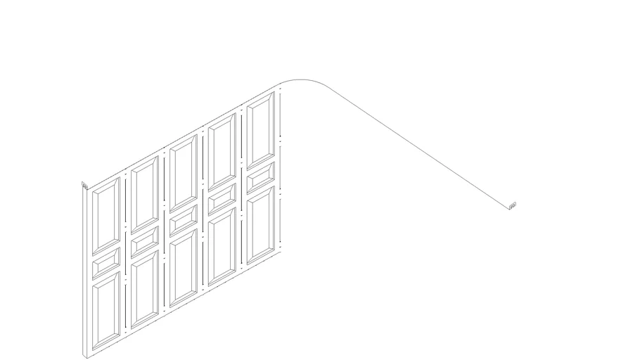 Folding Gate | 3D Warehouse