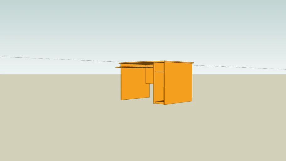PC Desk | 3D Warehouse