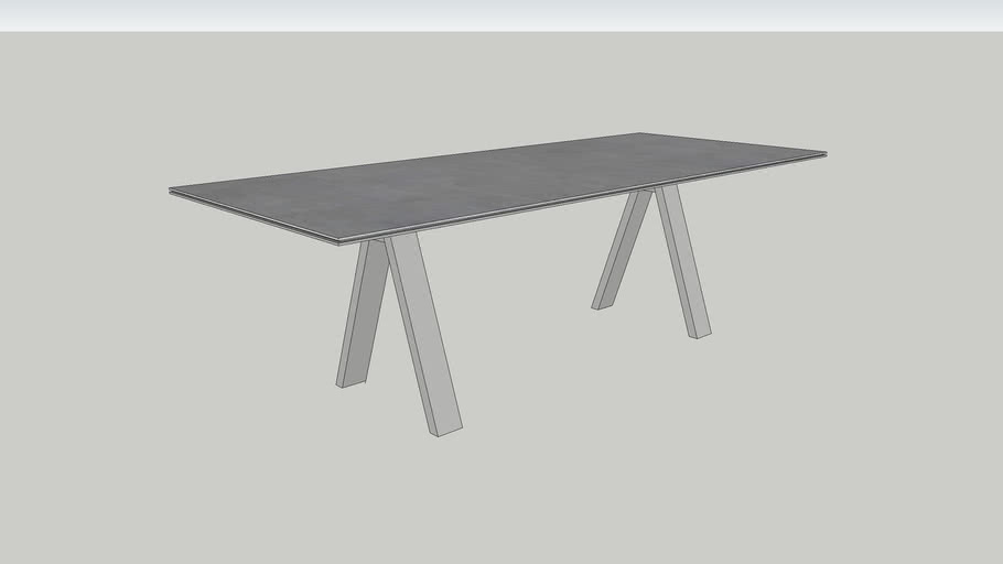 Artefacto Spade Dining Table | 3D Warehouse