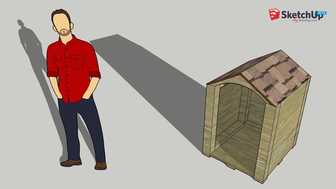 Improved My.SketchUp.com Doghouse | 3D Warehouse