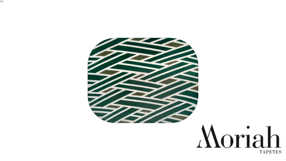 Tapete Sala Orgânico Nativa Pinako Verde | 3D Warehouse