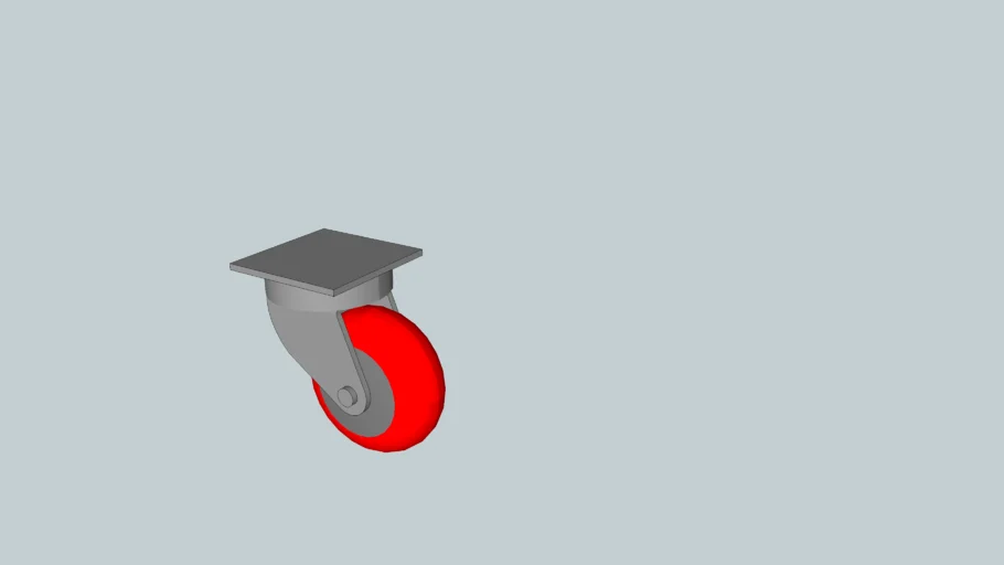 3' caster | 3D Warehouse