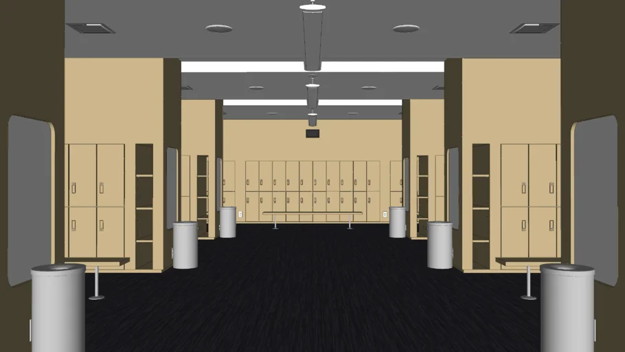 High School Football Change Room | 3D Warehouse