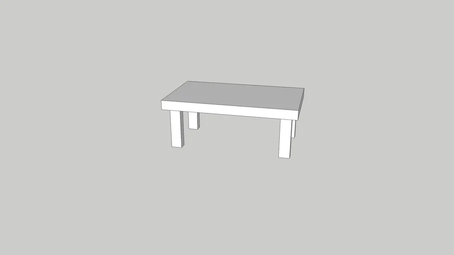 table basse simple | 3D Warehouse