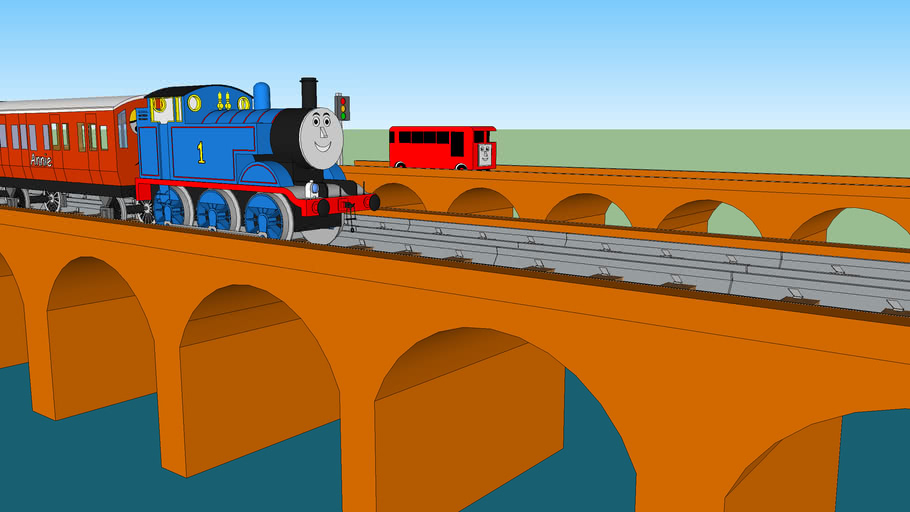 Bertie and Thomas at the Elsbridge Viaduct | 3D Warehouse