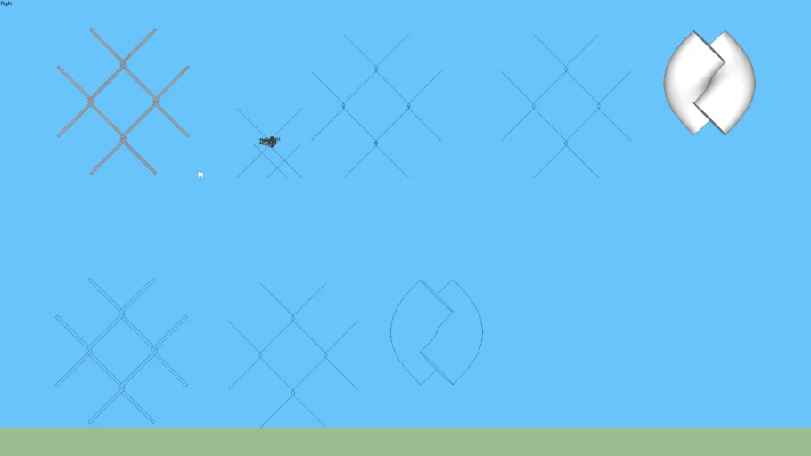 Chain link fence mesh | 3D Warehouse