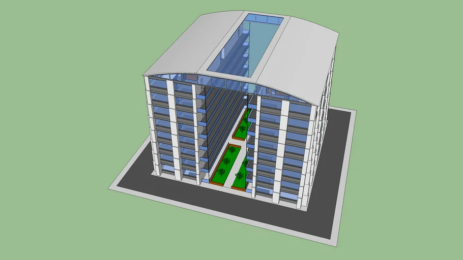 75 square meter appartmentbuilding | 3D Warehouse
