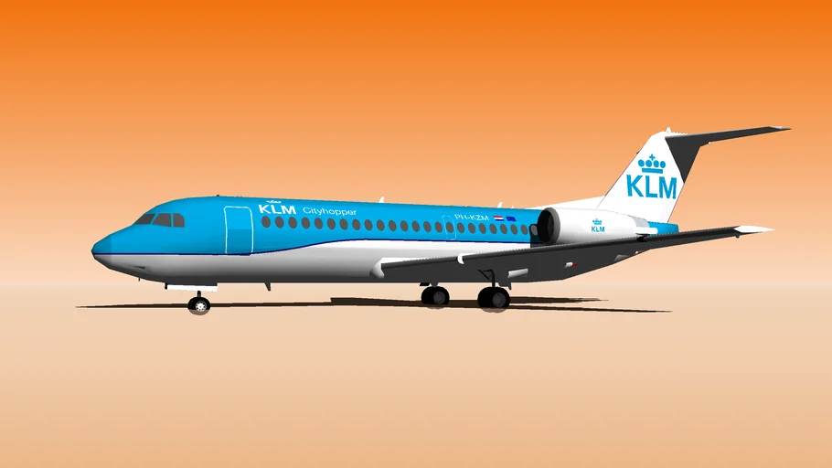 KLM F-70 | 3D Warehouse