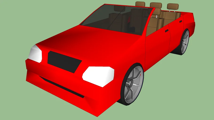 Convertible Google car | 3D Warehouse