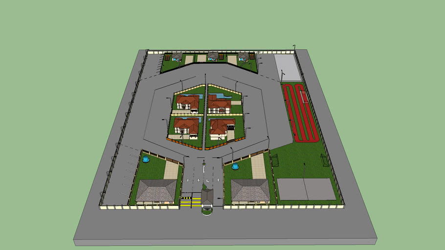 House estate model | 3D Warehouse