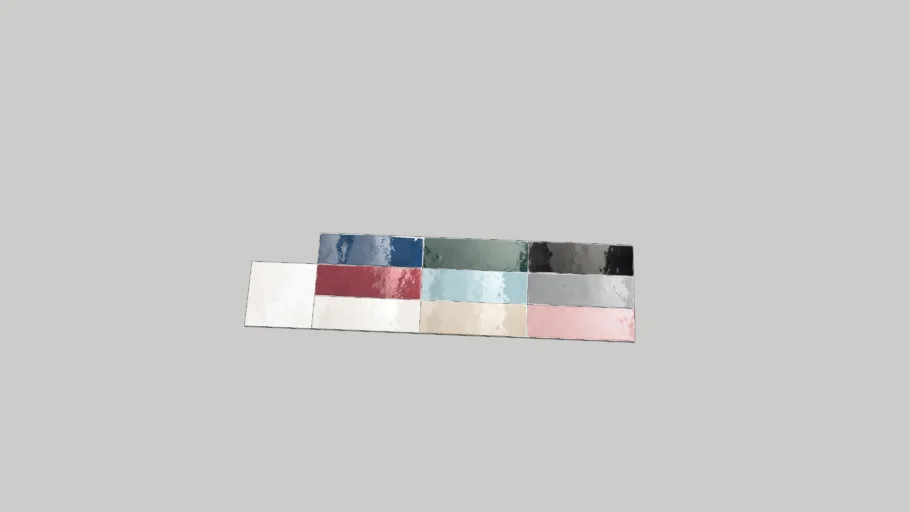 Centura Artisan Wall Tile 5'x5' & 2.5'x8' | 3D Warehouse