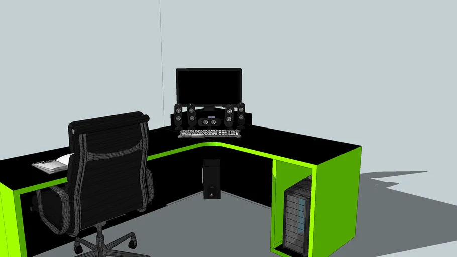 the setup | 3D Warehouse