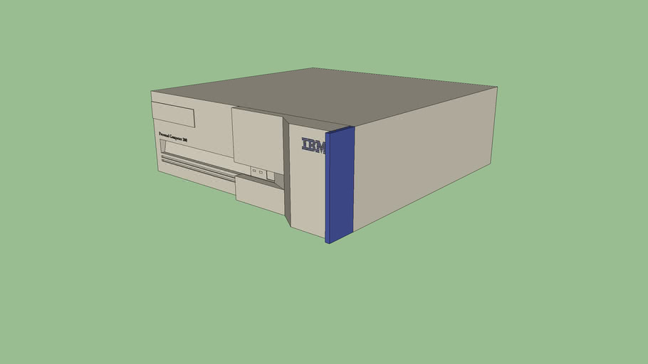 IBM PC 300 series (Late 1990's) Computer | 3D Warehouse