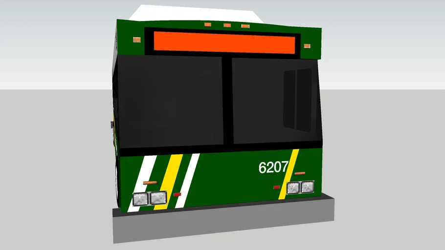 Nicole Transportation 1998 New Flyer C40LF | 3D Warehouse