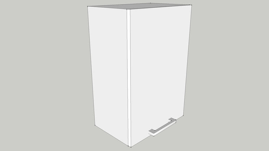 500 Wall unit with 1 shutter and 1 Shelf 500x320x720 CID_CP10000357 ...