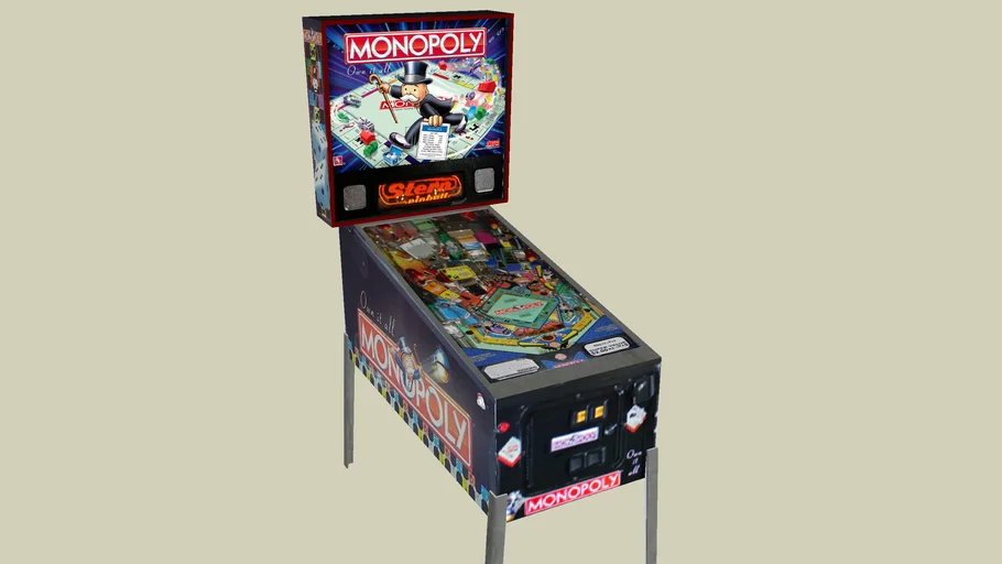 Monopoly pinball machine | 3D Warehouse