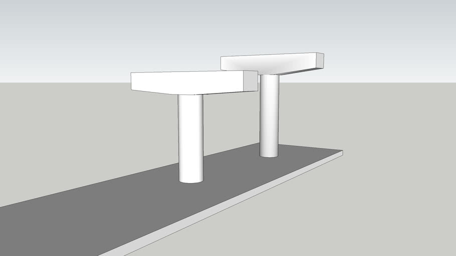 Bridge column and beam | 3D Warehouse