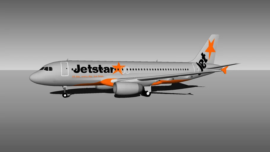 Jetstar A320-200 4 | 3D Warehouse