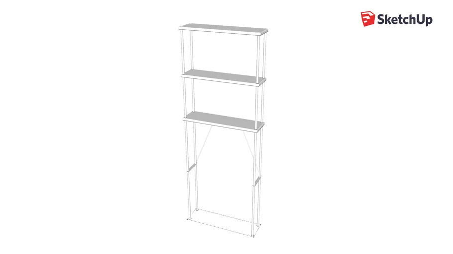 shelf IKEA DYNAN wc open storage | 3D Warehouse