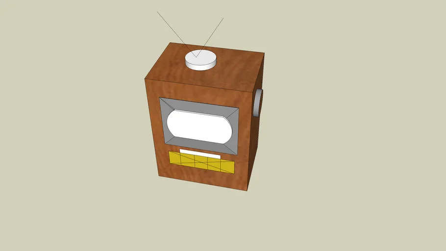RCA CT-100 'Merrill' vintage color TV | 3D Warehouse