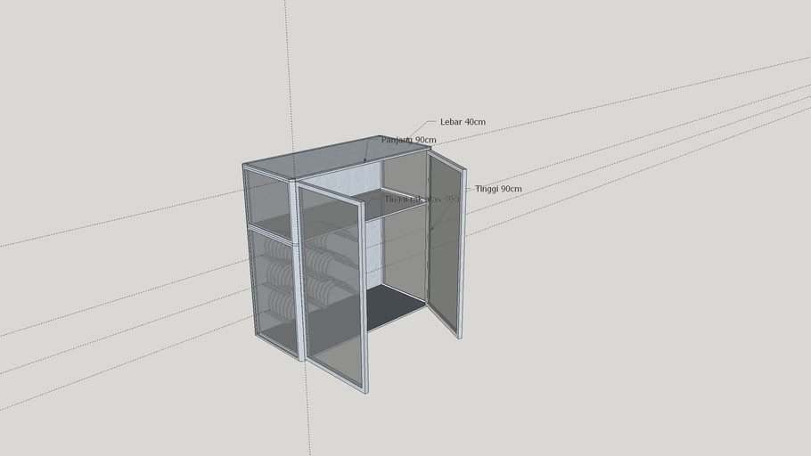 Glass Cabinet | 3D Warehouse