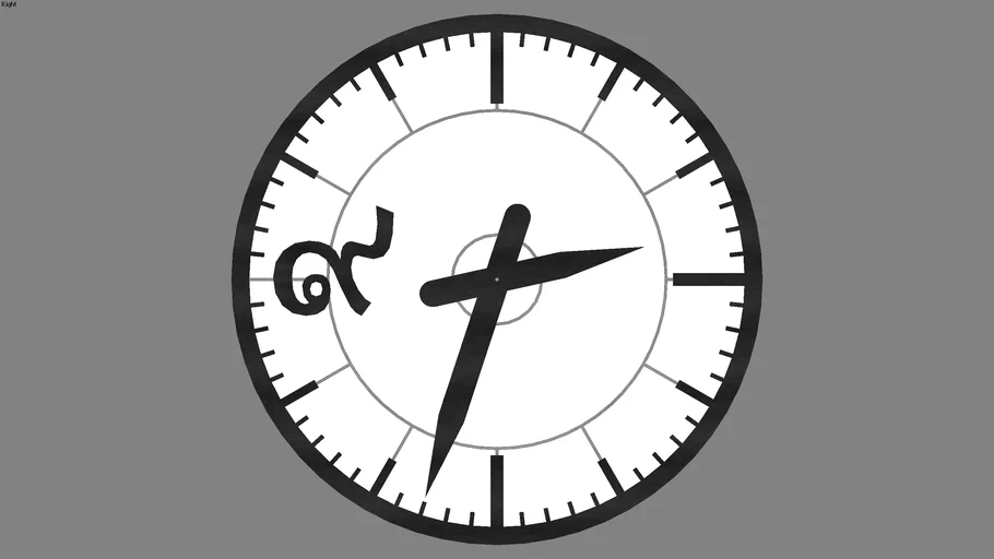 Bangsue Grand Station Clock | 3D Warehouse