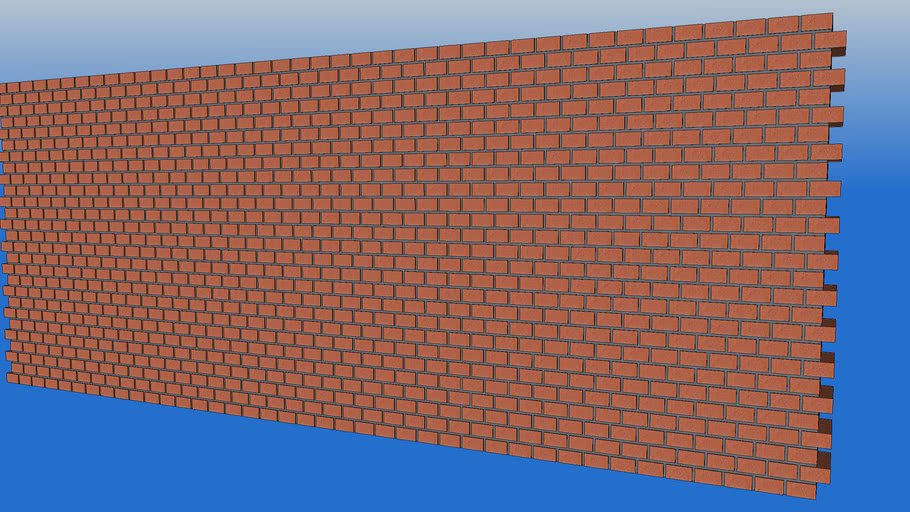 Exposed brick wall | 3D Warehouse