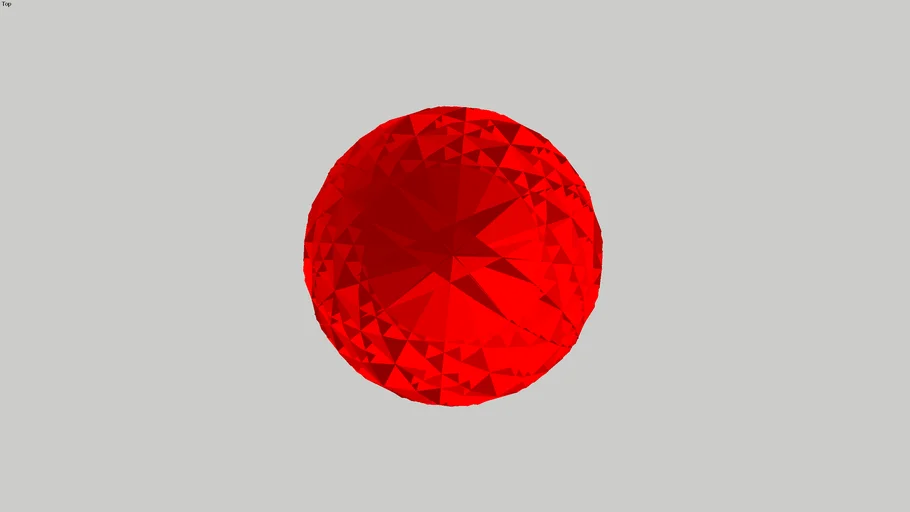 Red Sphere Crystaldimond | 3D Warehouse